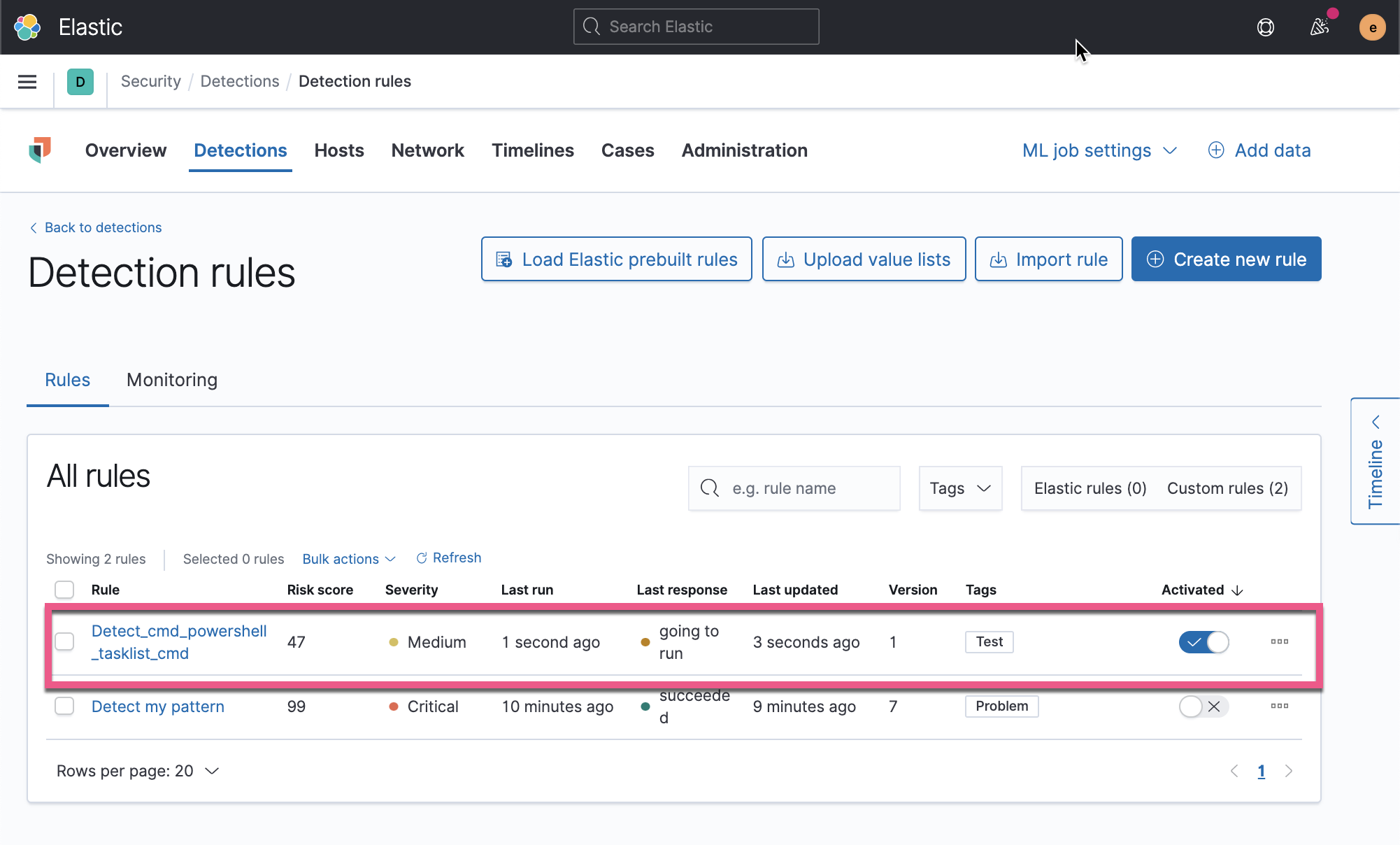 Elasticsearch：为 Elastic Security 定制 Detection rules_elasticsearch rule-CSDN博客