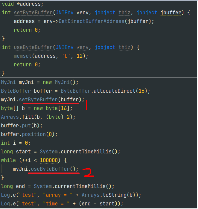 使用DirectByteBuffer在java层和c层之间传递和交换数据_java c++ directbytebuffer-CSDN博客