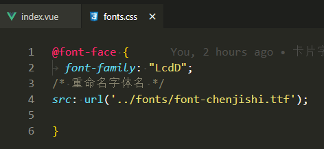 vue使用自定义字体LcdD液晶字体_css 液晶字体-CSDN博客