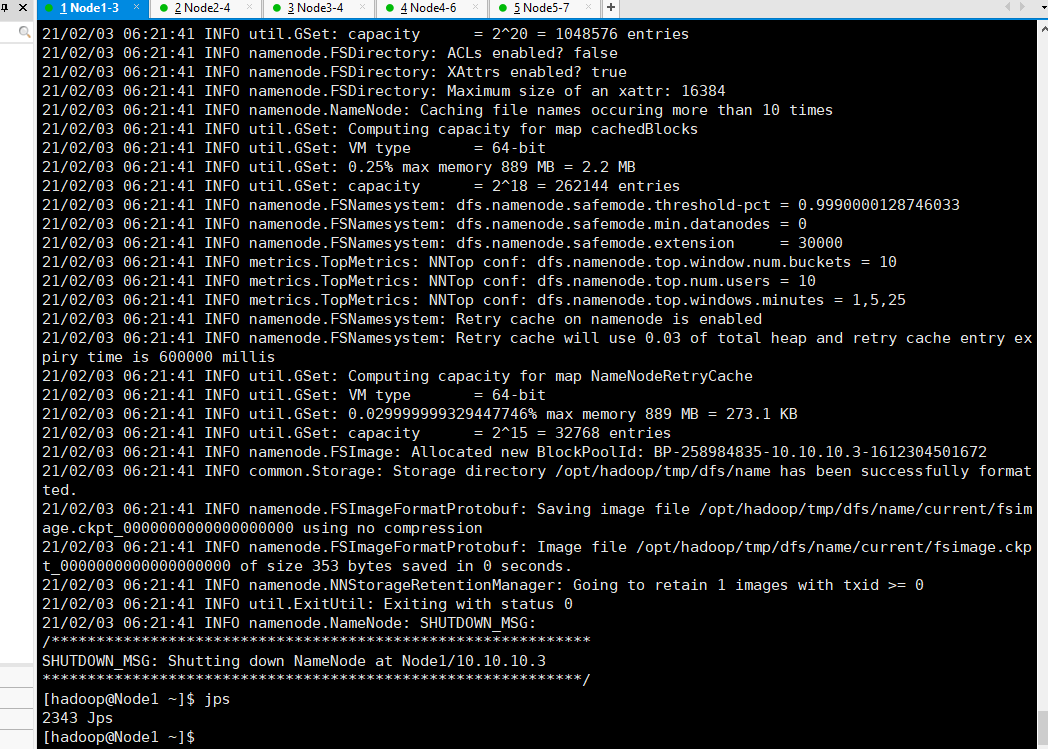 hdfs namenode -format 报错 Failed to start namenode. Encountered exception during format._failed ...
