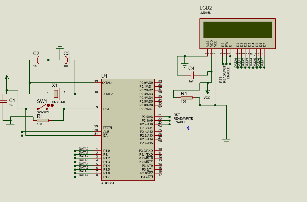 单片机经典外围电路（一）--LCD1602显示_lcd1602电路设计-CSDN博客