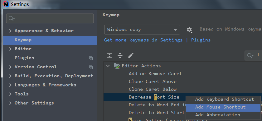 IntelliJ IDEA code font size shortcut key settings zoom in and out (very practical) (detailed ...