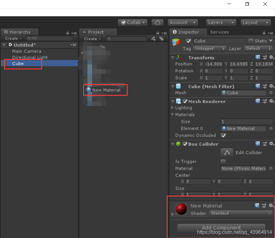 Unity更改3d物体的透明度unity材质球透明度 Csdn博客