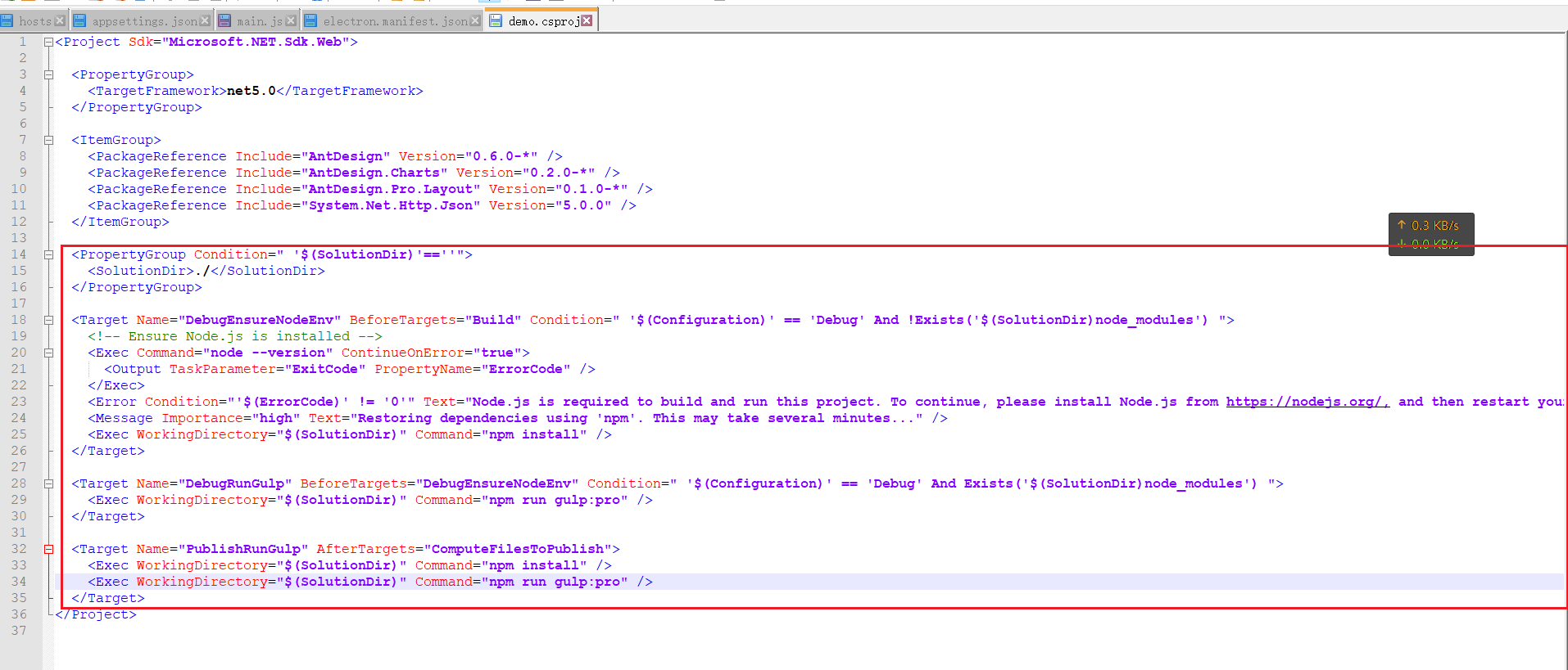 Electron.net + Ant design Blazor使用 electronize start 报错无法启动-CSDN博客
