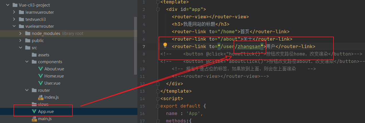 Vue-router路由代码跳转以及动态路由的详细配置介绍_vite js vue-router 路由跳转配置-CSDN博客