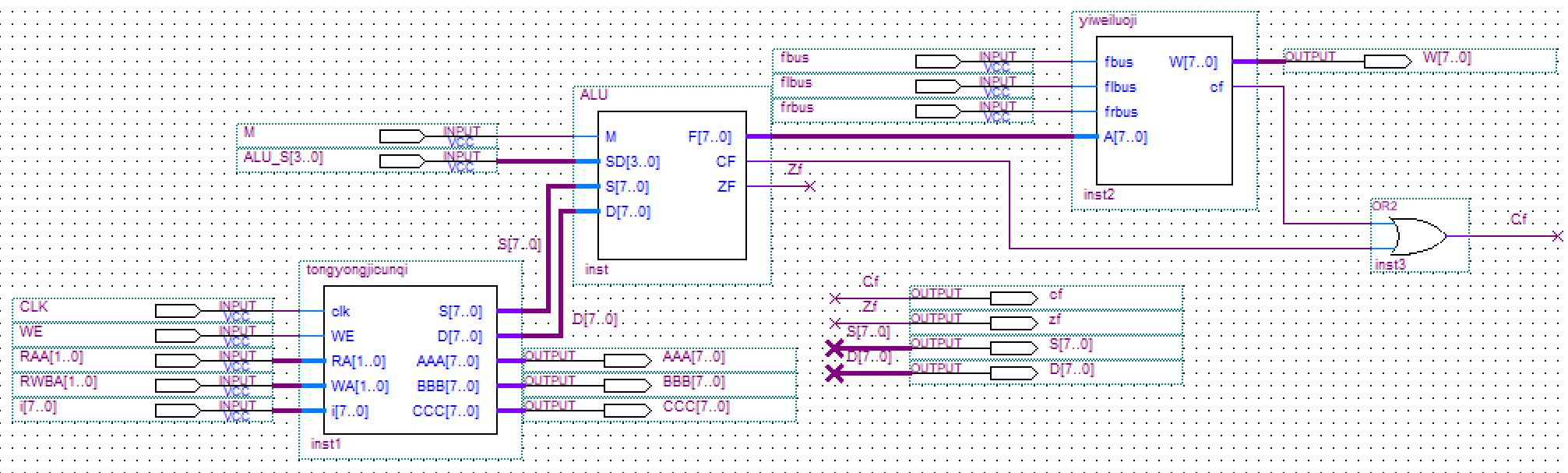（萌新的数电学习）用VHDL语言设计CPU_vhdl cpu-CSDN博客