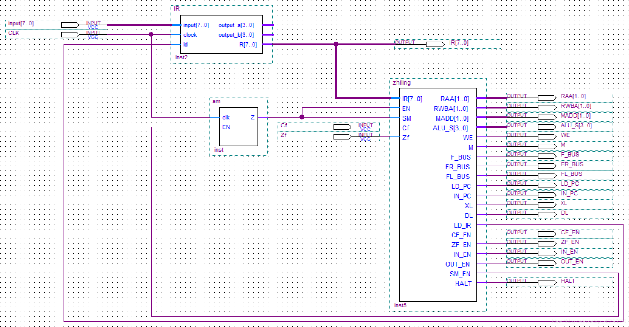(萌新的数电学习)用vhdl语言设计cpuvhdl Cpu Csdn博客