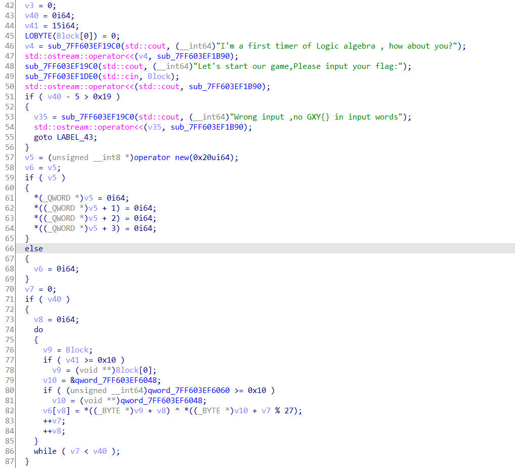 [BUUCTF]REVERSE——[GXYCTF2019]simple CPP-CSDN博客