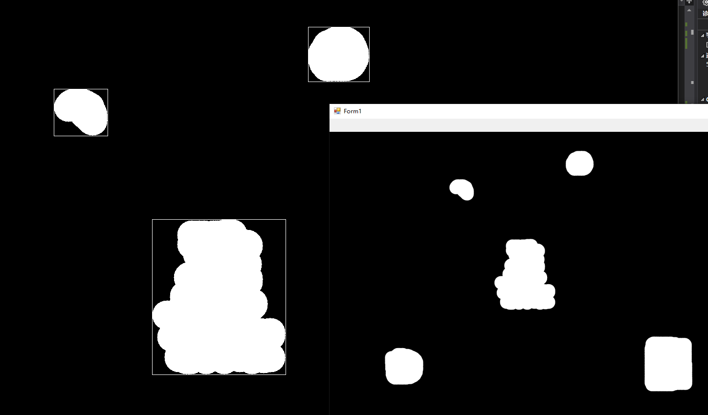 C# OpenCvSharp 连通区域最小衔接矩形+最小标注信息（minx,miny,Width，Height）_opencvsharp 连通域-CSDN博客
