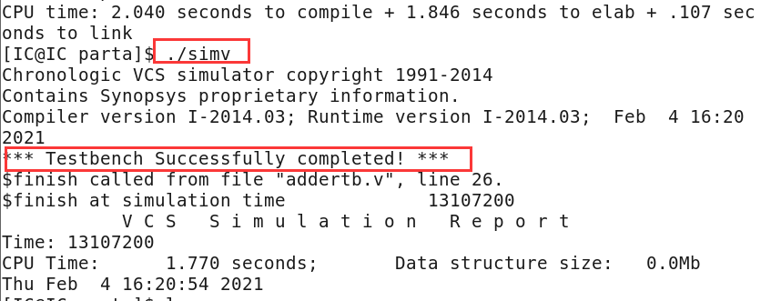 VCS练习：VCS Simulation Basics_simv up to date-CSDN博客