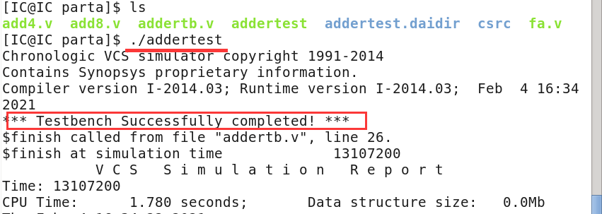 VCS练习：VCS Simulation Basics_simv up to date-CSDN博客