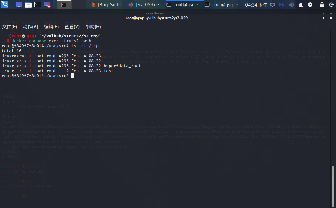 Struts2_059_RCE CVE-2019-0230 漏洞复现_ADummy_的博客-CSDN博客
