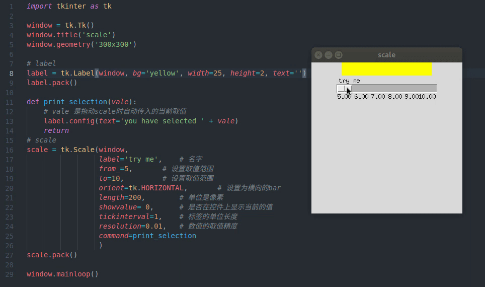Tkinter Scale Bar at Gene Courtney blog