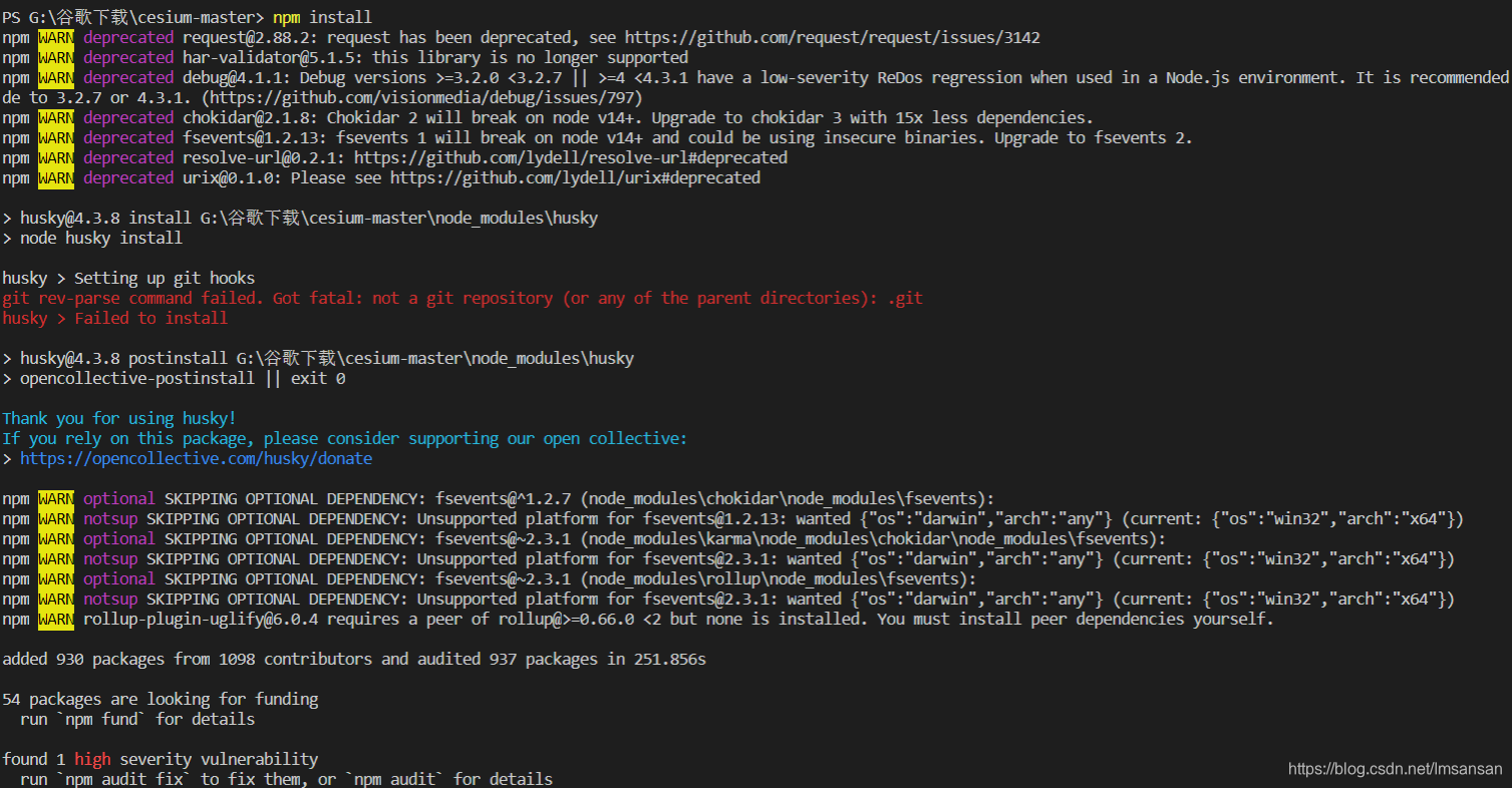 Cesium打包npm Run Build报错问题cesm安装时build错 Csdn博客