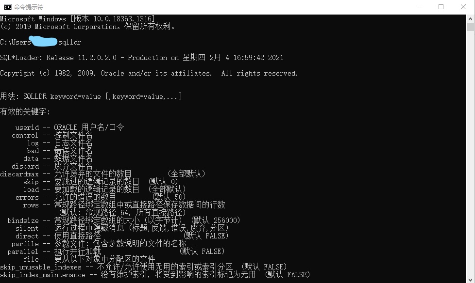 sqlldr导入上亿条数据到oracle数据库_win10使用sqlldr录入大量数据到远程oracle数据库-CSDN博客