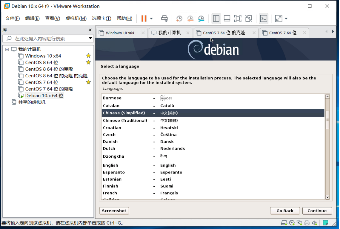 VMware虚拟机安装Debian10 (超级详细)_graphical install-CSDN博客
