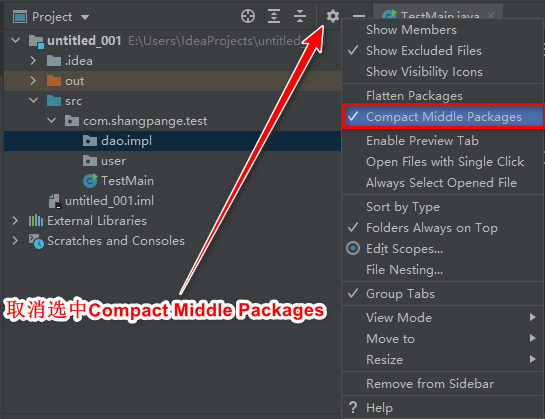 【Intellij IDEA】怎么将IDEA项目文件各级目录完全展示？_idea bak文件怎么展示-CSDN博客