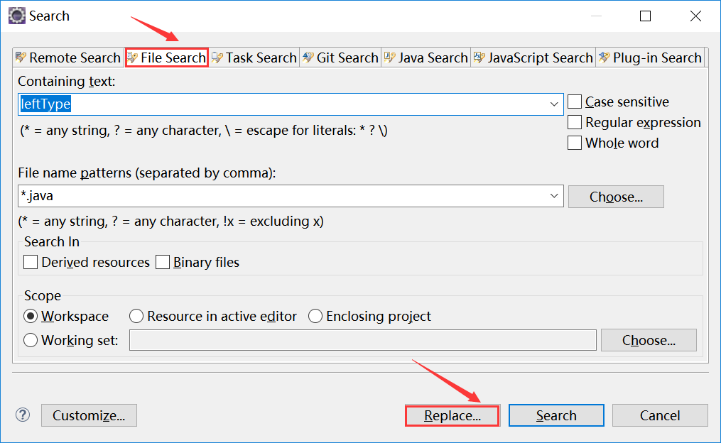 eclipse的全局替换快捷键_eclipse全局替换快捷键-CSDN博客