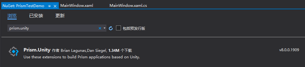 Prism8.0（一）：项目搭建_net framework 4.6.2 使用prism-CSDN博客