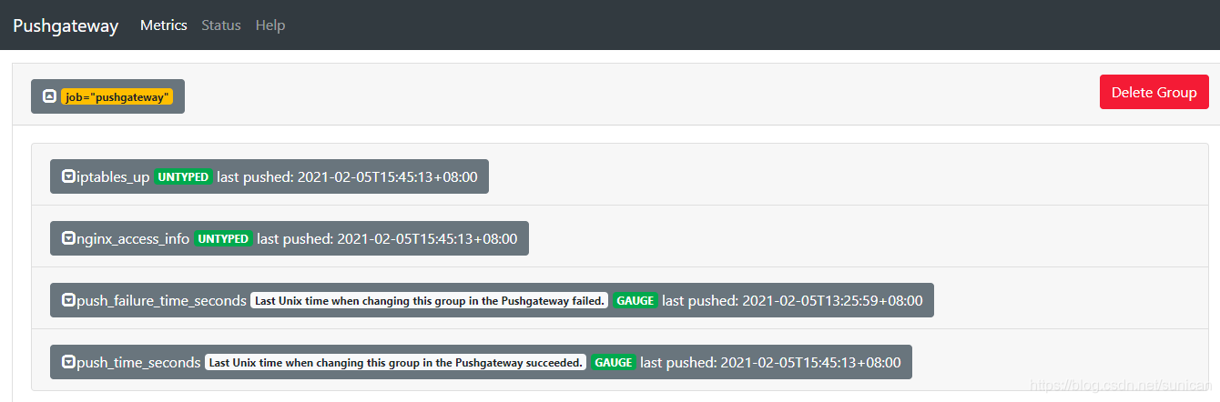 Prometheus监控搭建(5)pushgateway安装 Pushgateway Auth Csdn博客