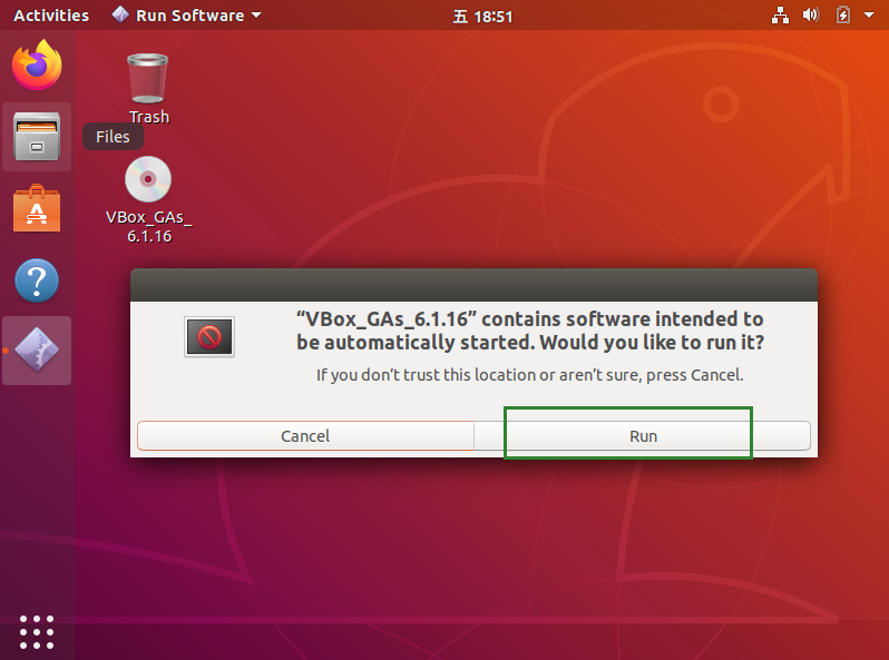 VirtualBox 安装 Ubuntu18.04.5 并 安装增强功能_ubuntu增强工具下载链接-CSDN博客