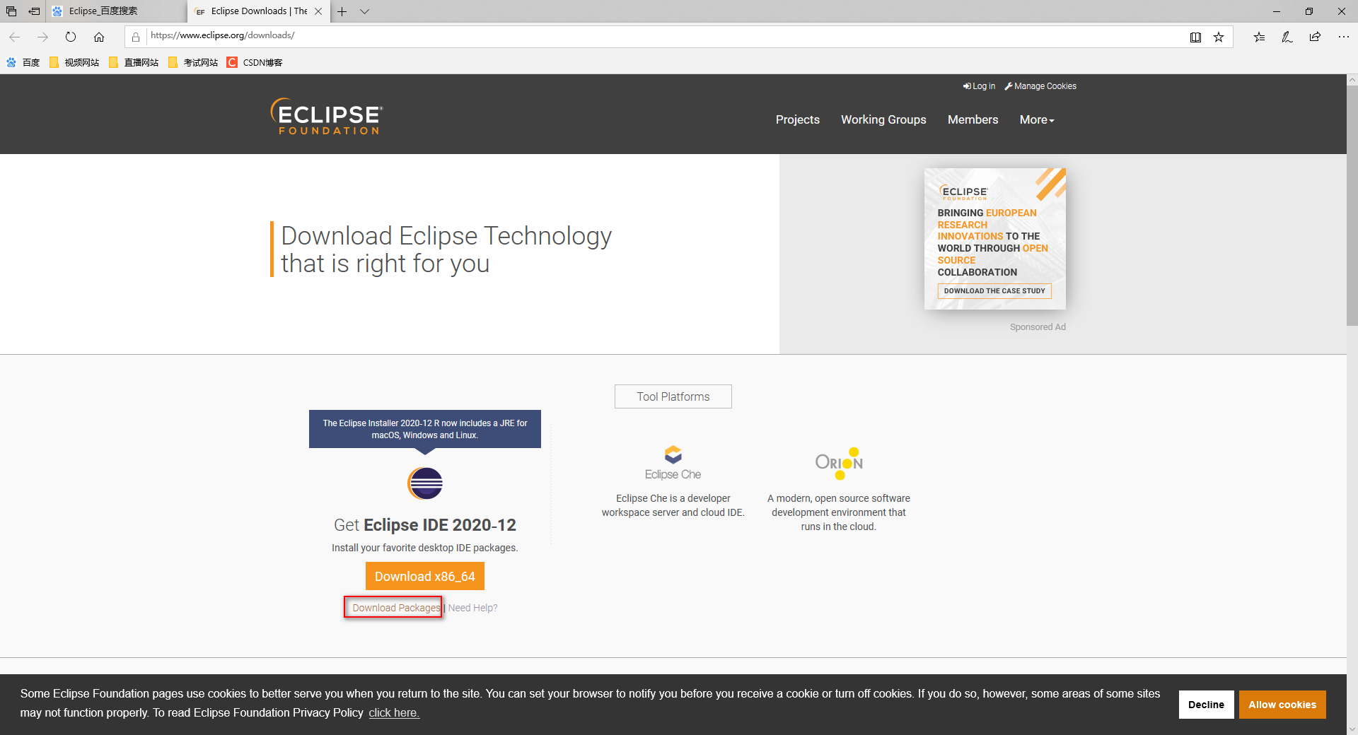 软件安装与配置（第4篇） Eclipse 2020-12 下载，安装_eclipse2020-12-CSDN博客
