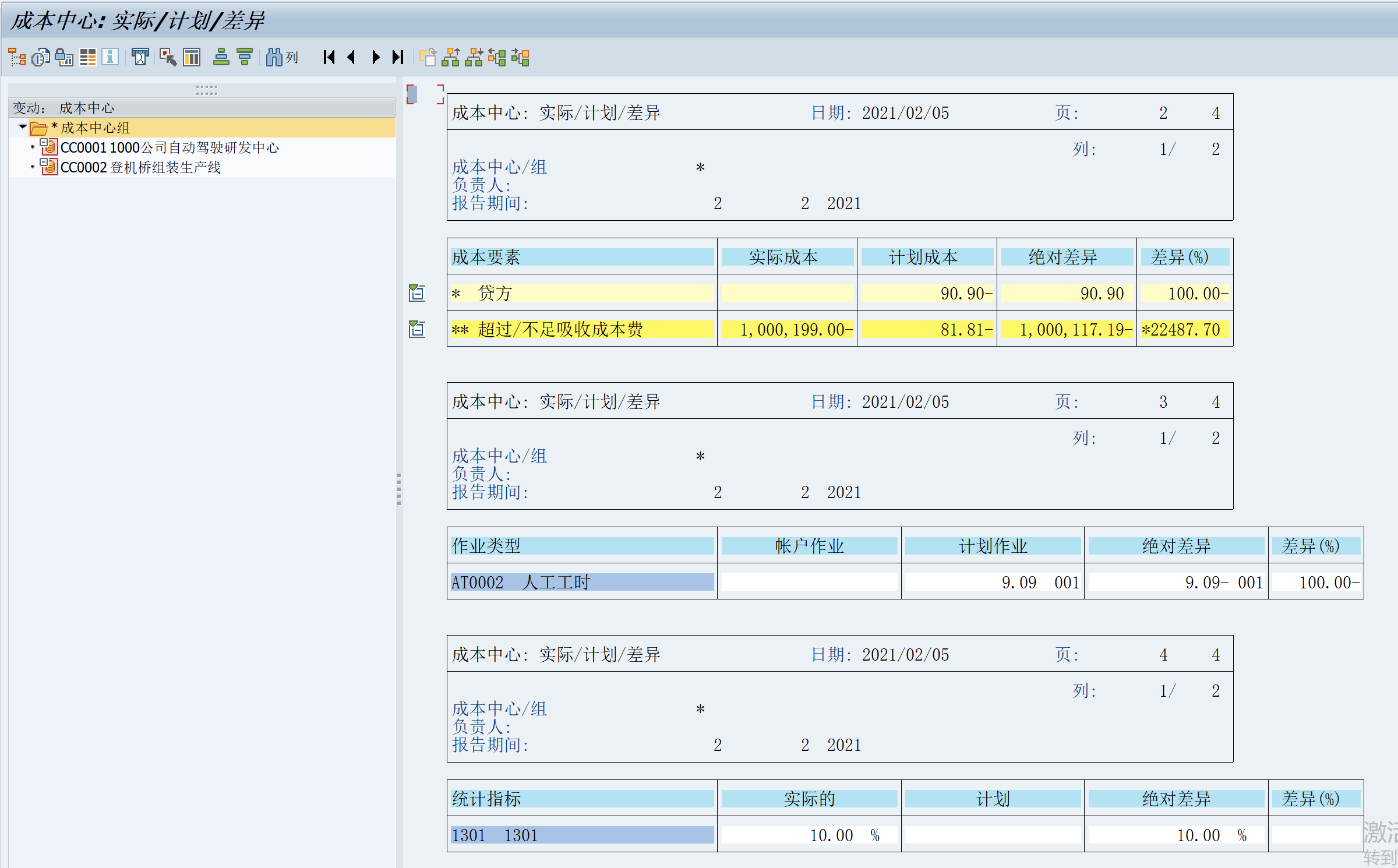 【SAP-CO】成本中心会计报表_sap 成本中心表-CSDN博客