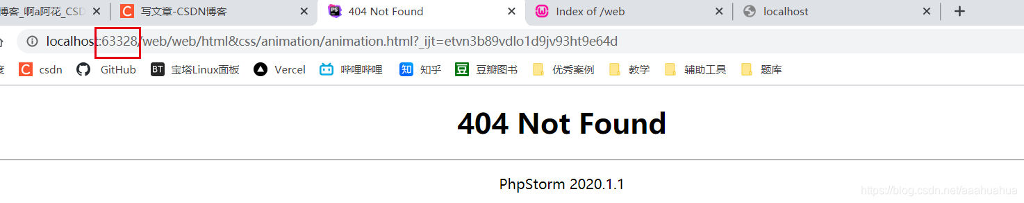 Phpstorm中的文件怎么在浏览器中直接运行打开——修改默认63328端口号为服务器端口号phpstorm端口号修改 Csdn博客
