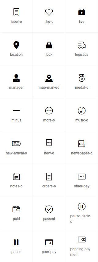 Vant 自带ico样式与名称vant Icon Csdn博客 