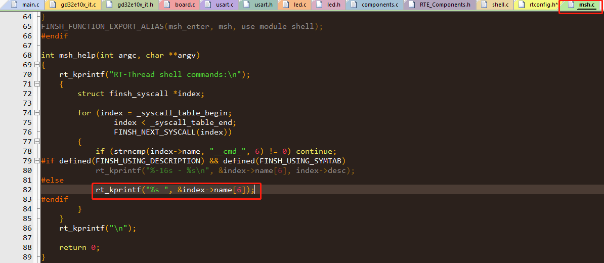 RT-Thread：RT-Thread Nano添加shell_rtthread shell-CSDN博客