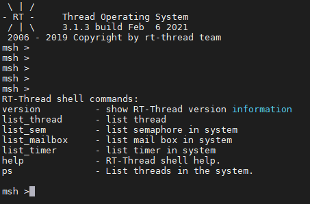 RT-Thread：RT-Thread Nano添加shell_rtthread shell-CSDN博客