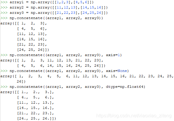 【冰糖python】numpy 数组拼接 Concatenate Stack Vstack Hstack Rowstack Columnstackpython 高