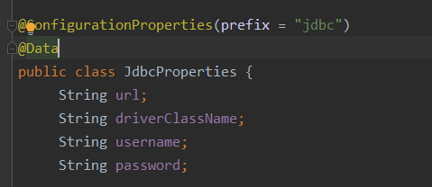 在springboot项目中@ConfigurationProperties注解下出现红色波浪线的问题_prefix must be specified-CSDN博客