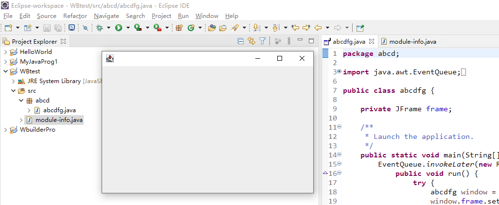 Eclipse加装WindowBuilder插件，构建AWT和SWING样式JAVA窗体。_eclipse 2019 添加awt.point库-CSDN博客