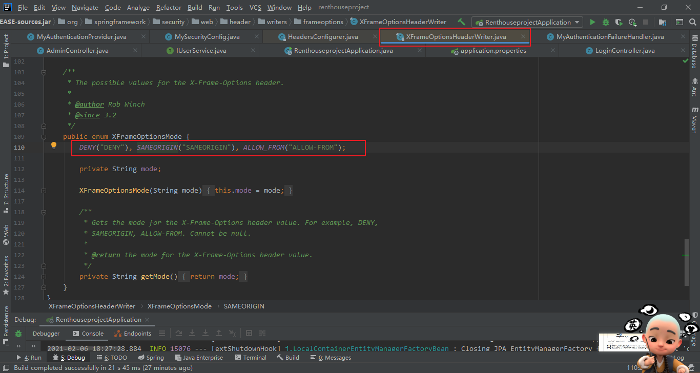 Refused to display ‘http://...‘ in a frame because it set ‘X-Frame-Options‘ to ‘deny‘.解决方式 ...