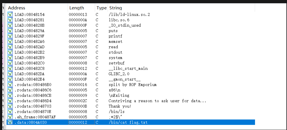 【rop emporium 2020】split_rop链system函数地址是plt-CSDN博客