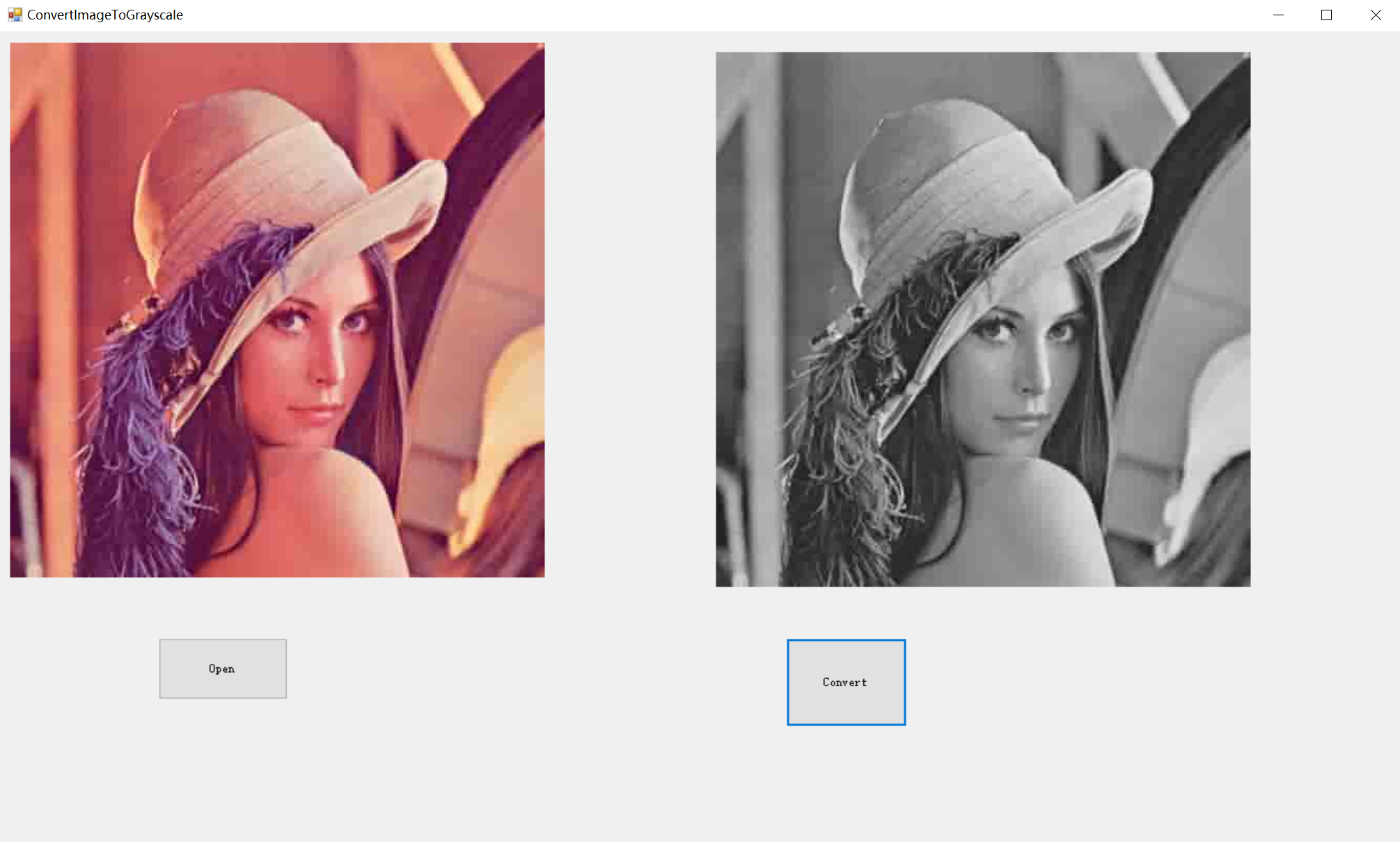 Windows Forms:在C#中将图像转换成灰度图_c# grayscale-CSDN博客