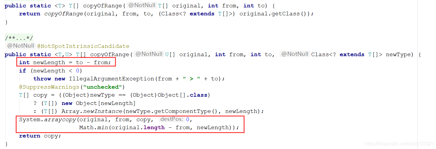 Java高级之arrays类的copyof和copyofrange方法以及systemarraycopy方法介绍 Csdn博客