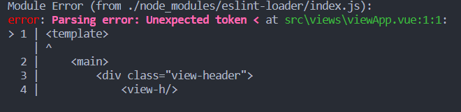 Parsing error: Unexpected token ＜ / Missing semicolon (semi)_parsing error: missing semicolon ...