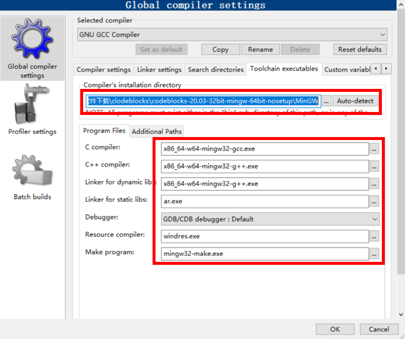 ColdBlocks安装中编译器查找失败的问题及解决办法_goto "settings->compiler...->global compiler setti-CSDN博客