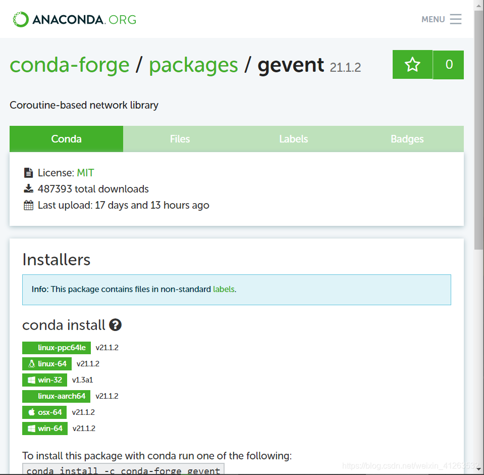 Anaconda 安装 Geventanaconda虚拟环境安装gevent Csdn博客