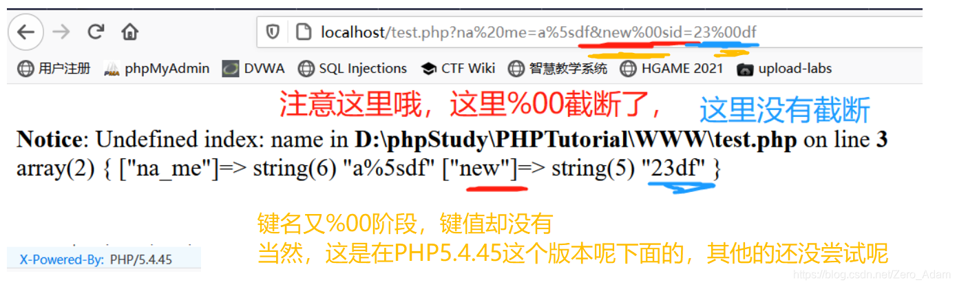 已搬运 记录:学习利用php的字符串解析特性绕过,,, 键名的特殊字符替换成为 下划线php Post参数里有下划线 Csdn博客 8962