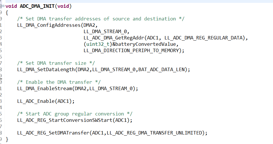 STM32F4 LL库 ADC DMA 单通道采集_stm32l4 adc+dma-CSDN博客
