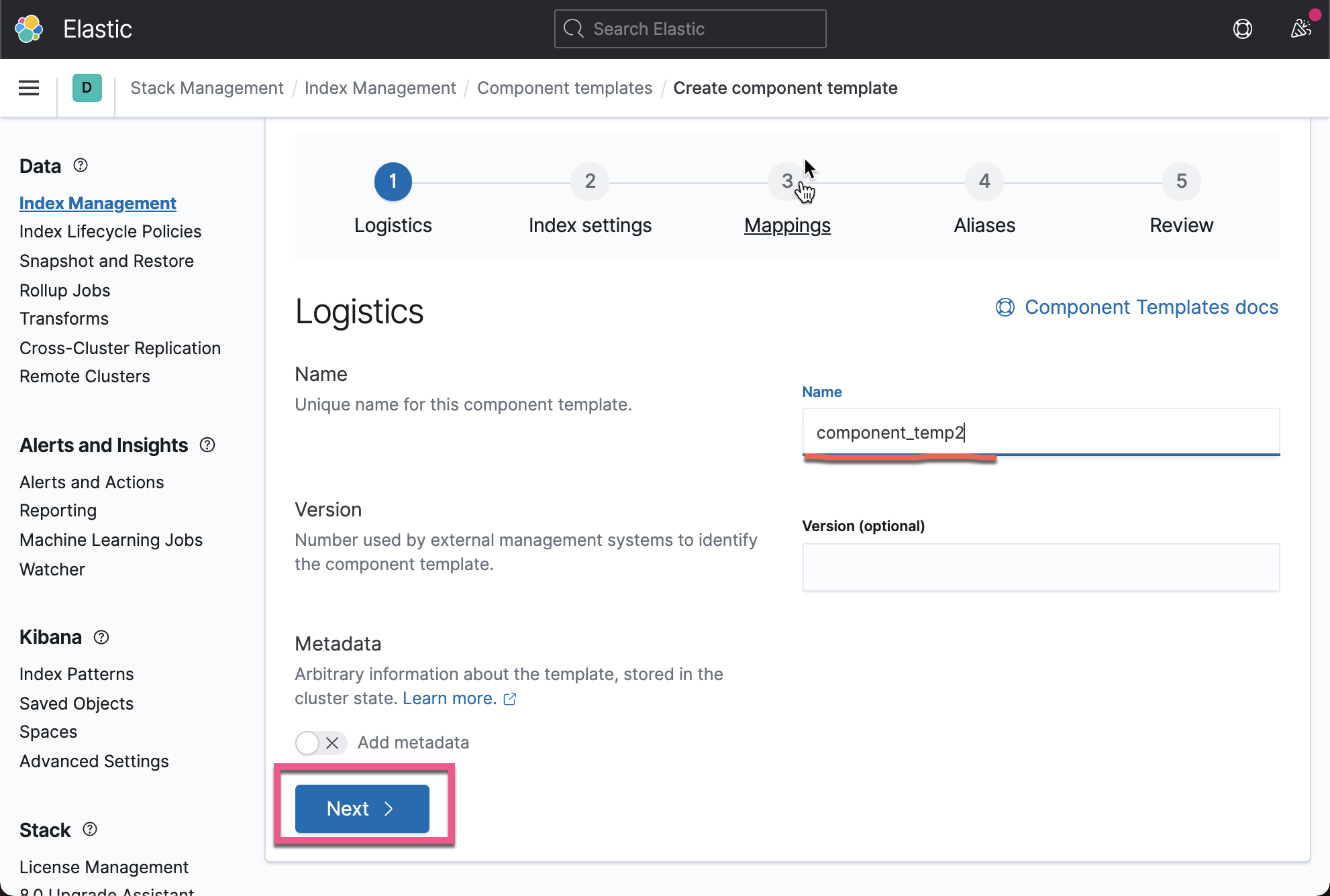 Elasticsearch：可组合的 Index templates - 7.8 版本之后_kibana index templates-CSDN博客