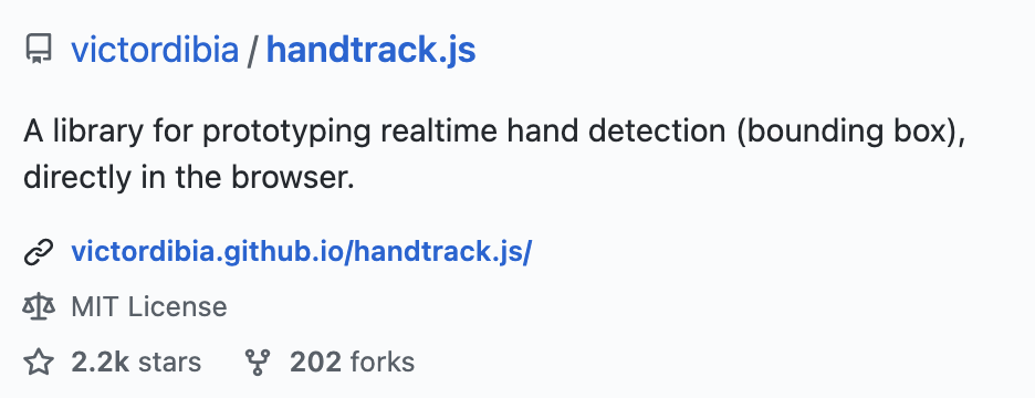 实时监测手部运动的 JS 库，可以实现很多有趣功能_import * as handtrack from 'handtrackjs';-CSDN博客