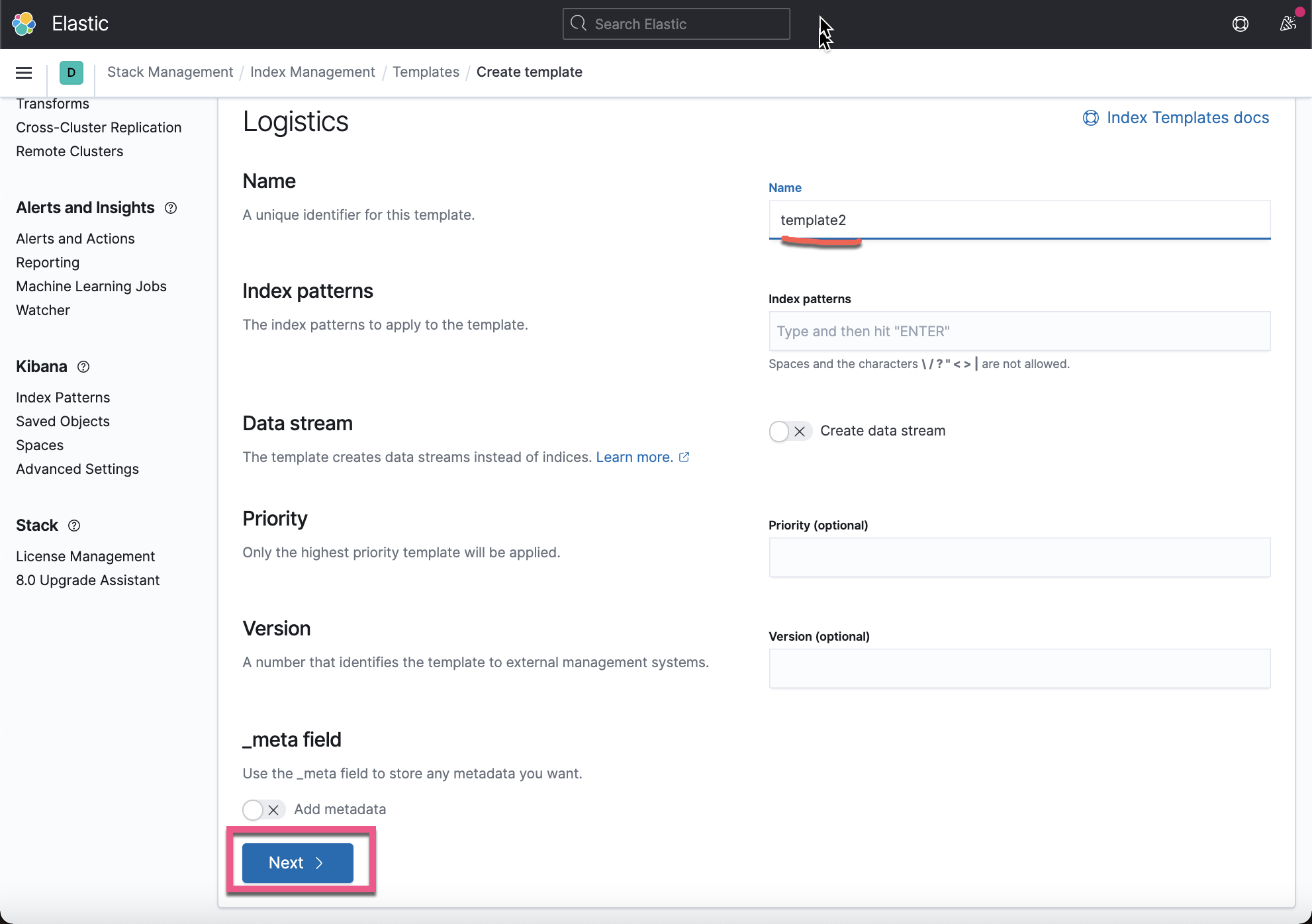 Elasticsearch：可组合的 Index templates - 7.8 版本之后_kibana index templates-CSDN博客
