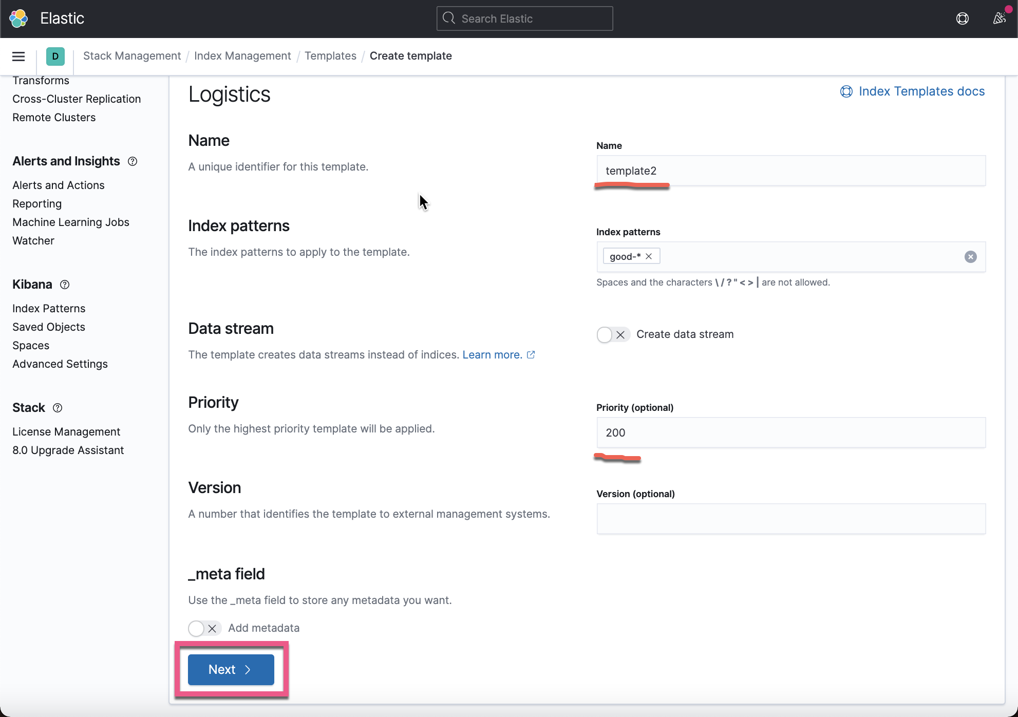 Elasticsearch：可组合的 Index templates - 7.8 版本之后_kibana index templates-CSDN博客