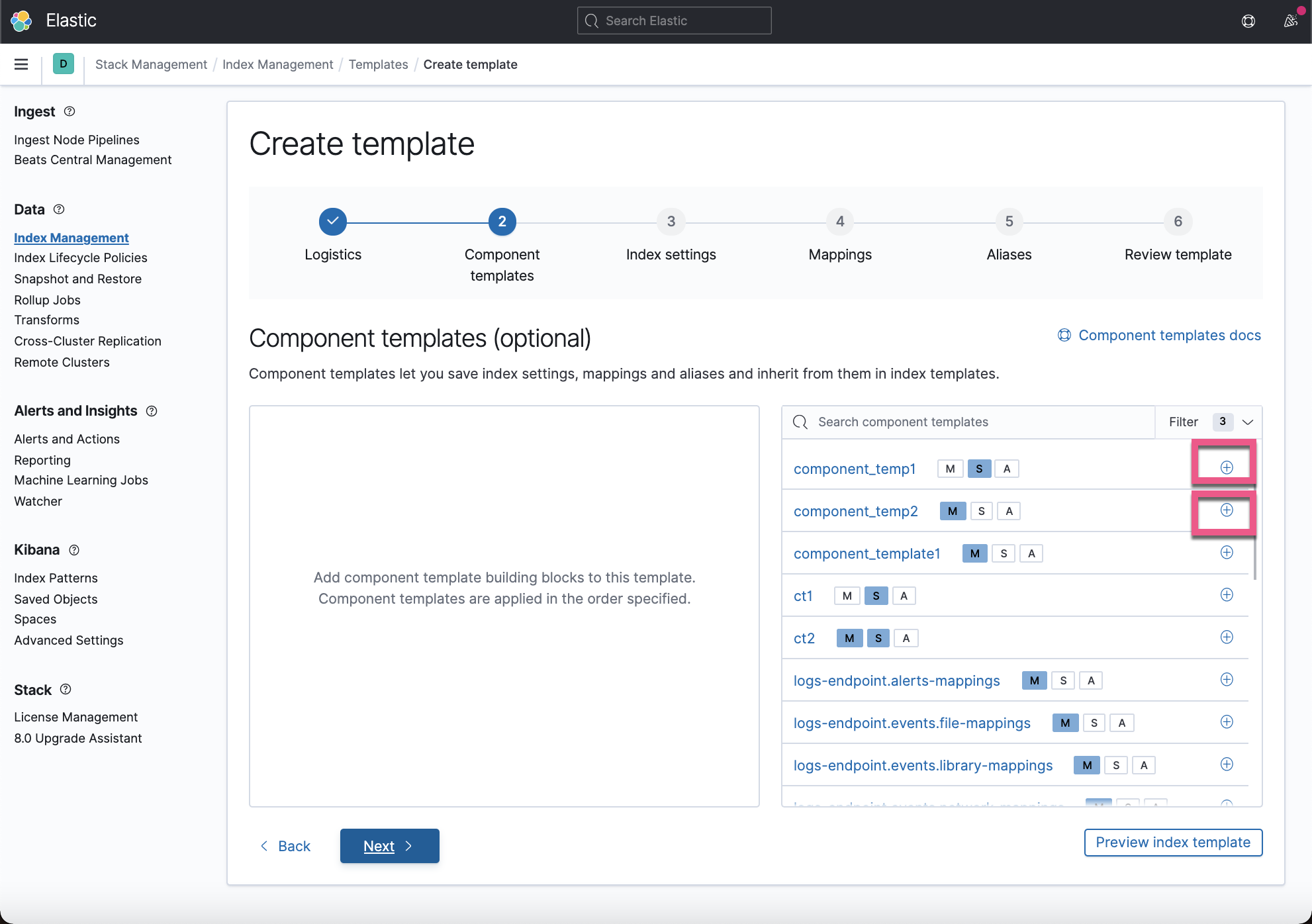 Elasticsearch：可组合的 Index templates - 7.8 版本之后_kibana index templates-CSDN博客